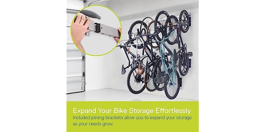 Delta Cycle Garage Bike Rack Wall Mount (4-Bike)