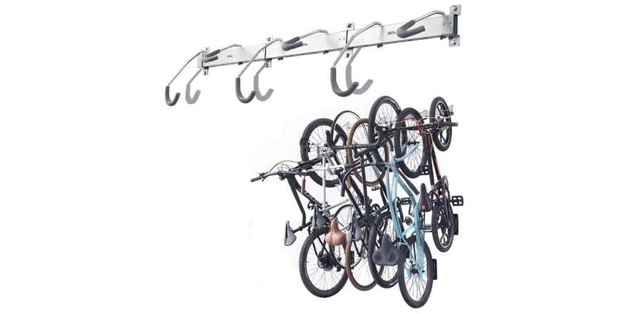 Delta Cycle Garage Bike Rack Wall Mount (4-Bike)