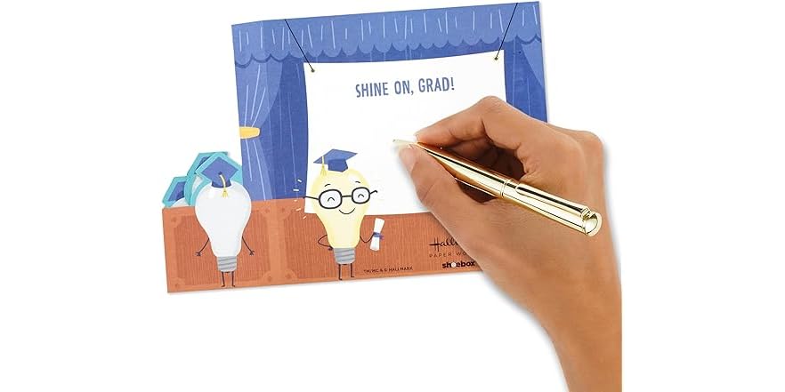Hallmark Shoebox Graduation Card Pop Up