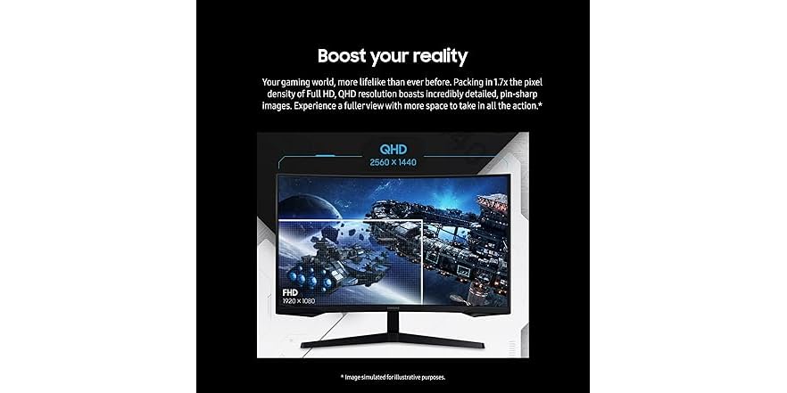 Samsung 27" QHD Monitor | LS27CG552ENXZA (Open Box)