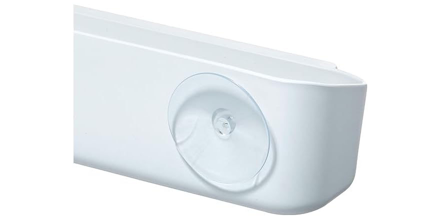 iDesign Plastic Suction Sink Caddy