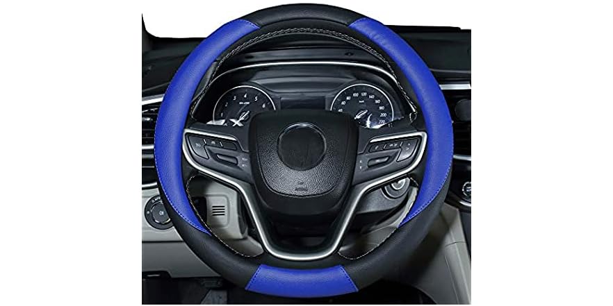 Car Steering Blue Wheel Cover