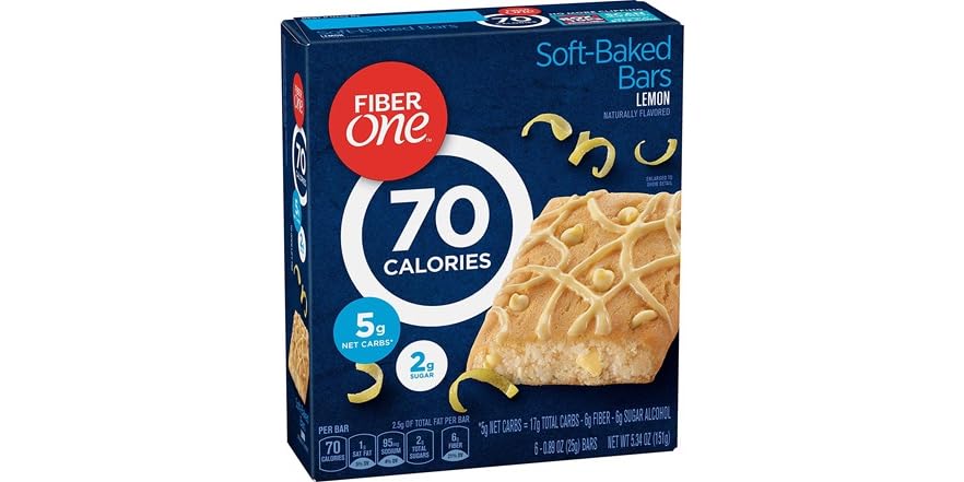 Fiber One Lemon Brownies