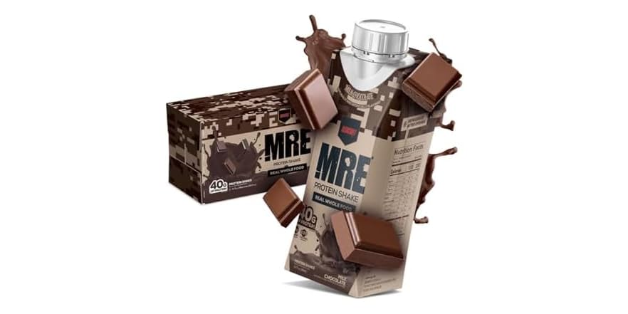 (12 pk) REDCON1 MRE Ready to Drink Protein Shakes