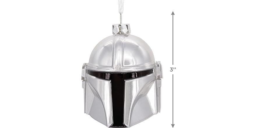 Hallmark Mandalorian Glass Ornament