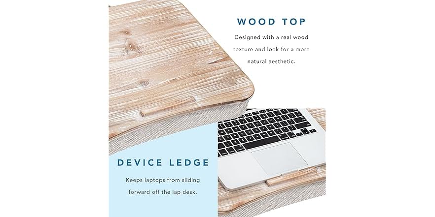 LapGear Heritage Lap Desk with Device Ledge