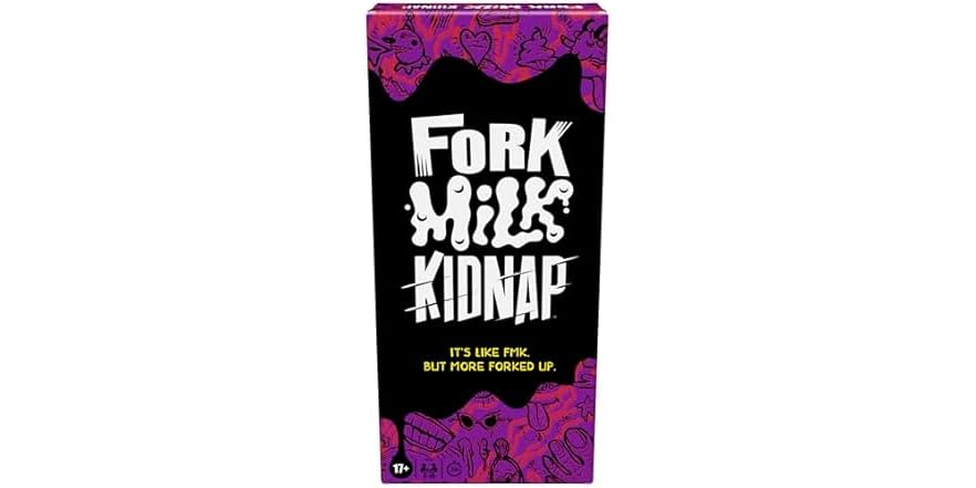 Hasbro Gaming Fork Milk Kidnap Game for Adults