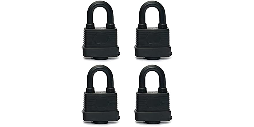 Waterproof Padlocks, Coverd Laminated S