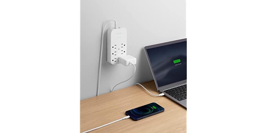 Anker B09B3MXHWW Anker Outlet Extender 6 Outlets and 20W Pow (Open Box)
