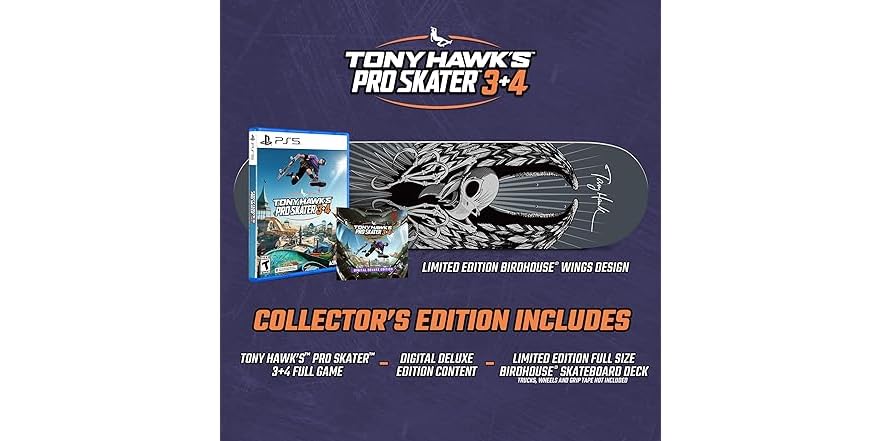 Tony Hawk's Pro Skater 3 + 4 - Collector's Edition