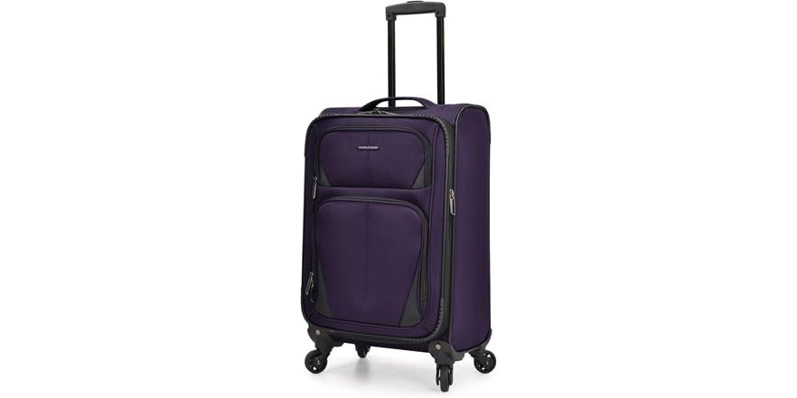 U.S. Traveler Softside Carry-On 22" Luggage, Purple