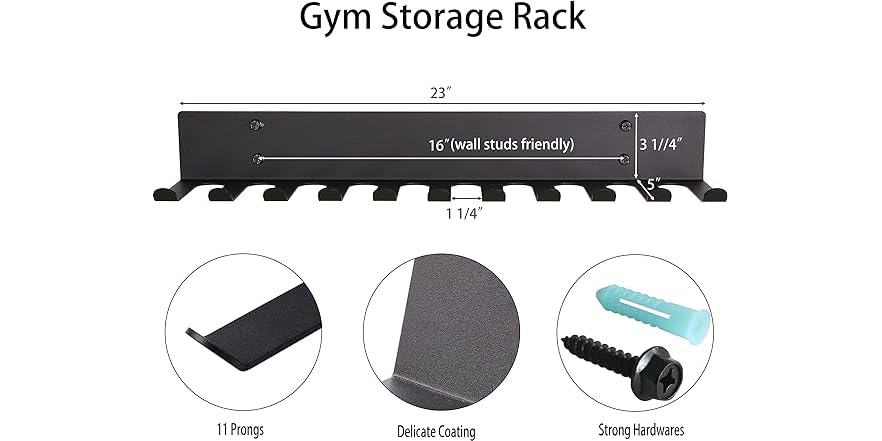 Multi-Purpose Gym Equipment Storage Rack