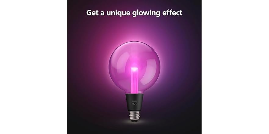 Philips Hue Lightguide G40 Large Globe Smart LED Bulb