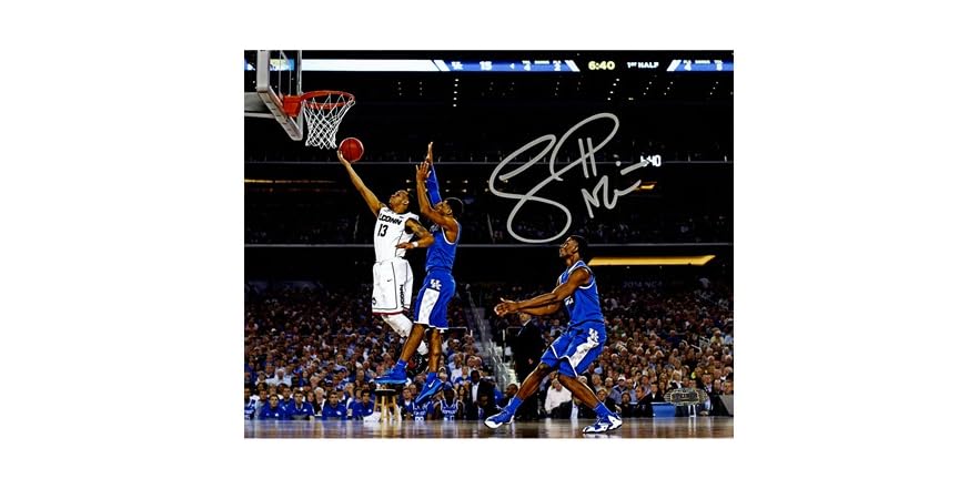 Shabazz Napier Autographed Lay Up Photo