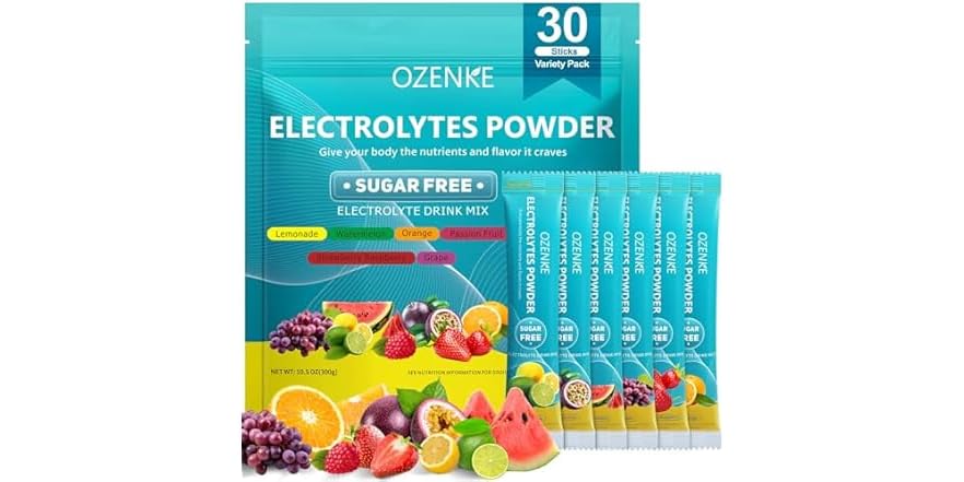 OZENKE Electrolytes Powder Packets