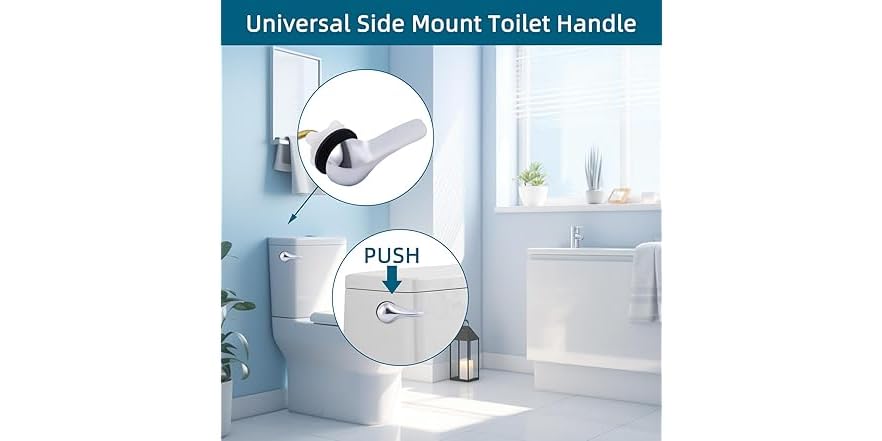 Universal Side Mount Toilet Lever Handle