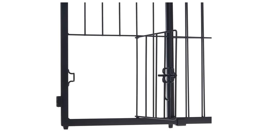 Outdoor Extra Tall Expandable Gate w Door