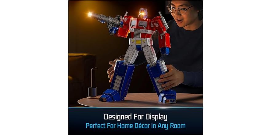 4D Build Optimus Prime Kit 321pc LED