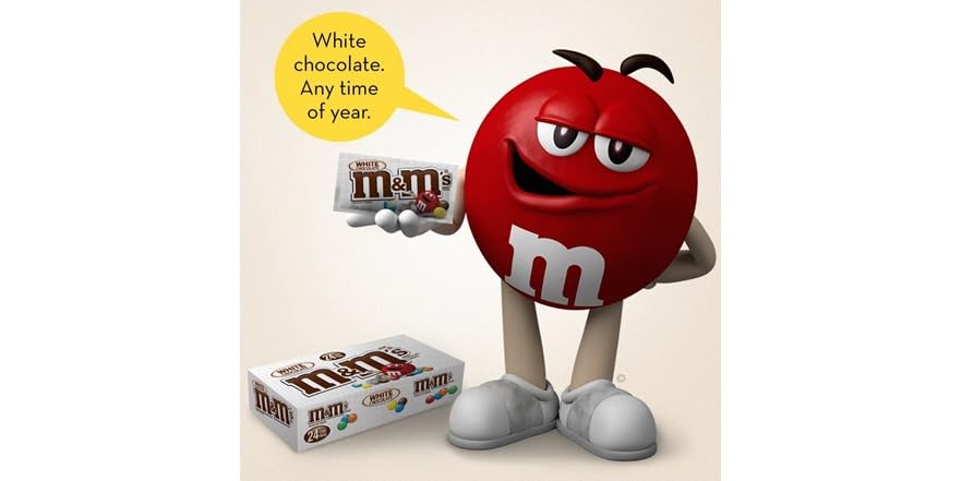 M&M's White Chocolate, 24ct