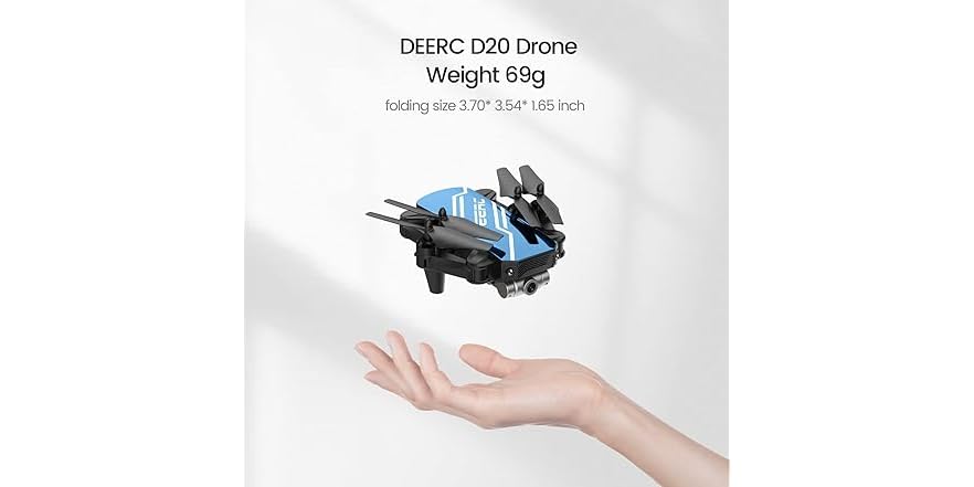 DEERC D20 Mini Drone (Open Box)