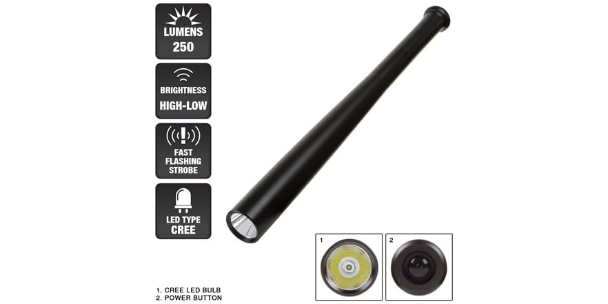 17" 250 Lumen CREE LED Aluminum Safety Light/Bat