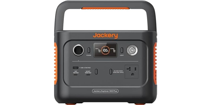 Jackery Explorer 300 PlusPortable Power Station (Open Box)