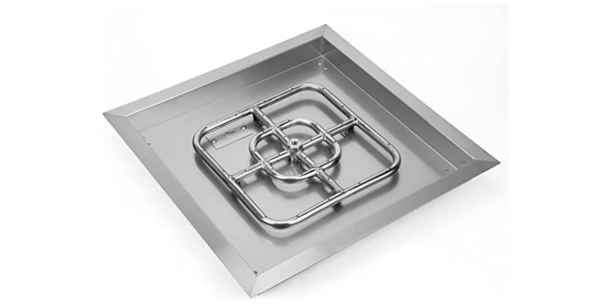 Onlyfire Square Drop-in Fire Pit Burner