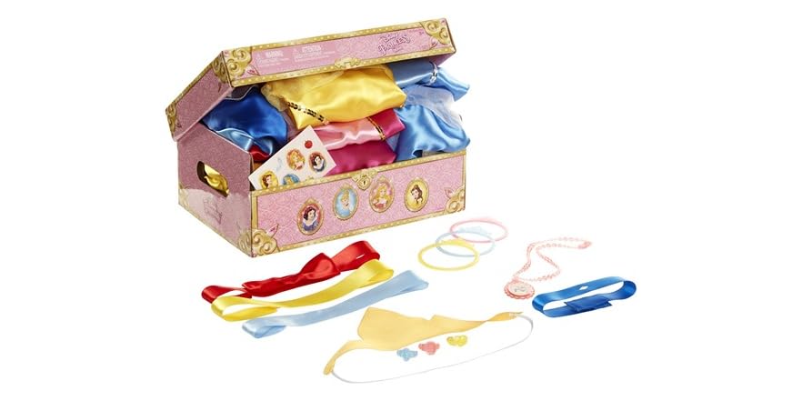 Disney Princess Dress Up Trunk Deluxe 21 Piece
