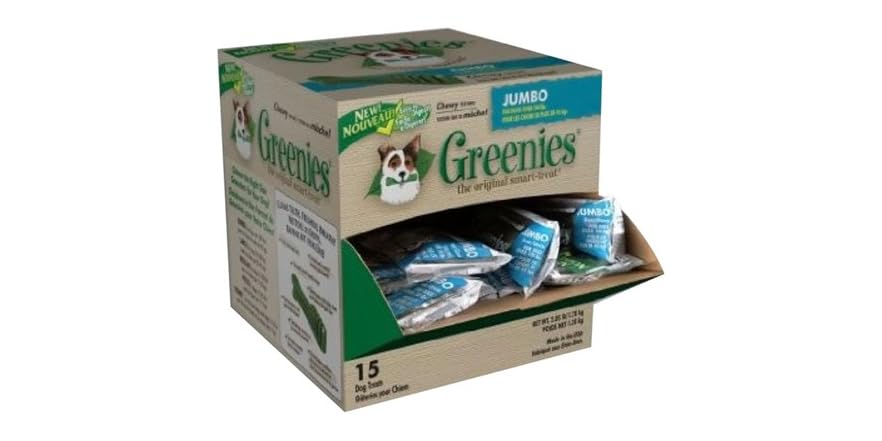 Greenies Mini-Me Jumbo Dental Bones - 15pk