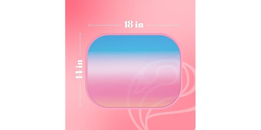 Carbella Rainbow Sunset Car Window Shades