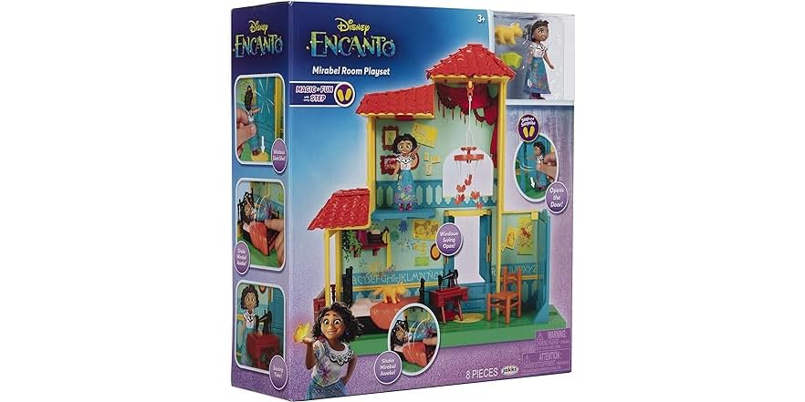 Disney Encanto Mirabel Small Doll & Room Set