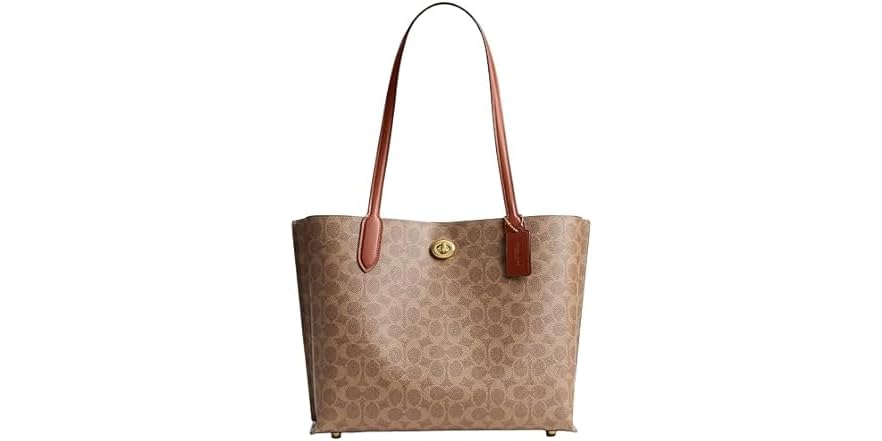 Coach Willow Tote, Tan Caramel