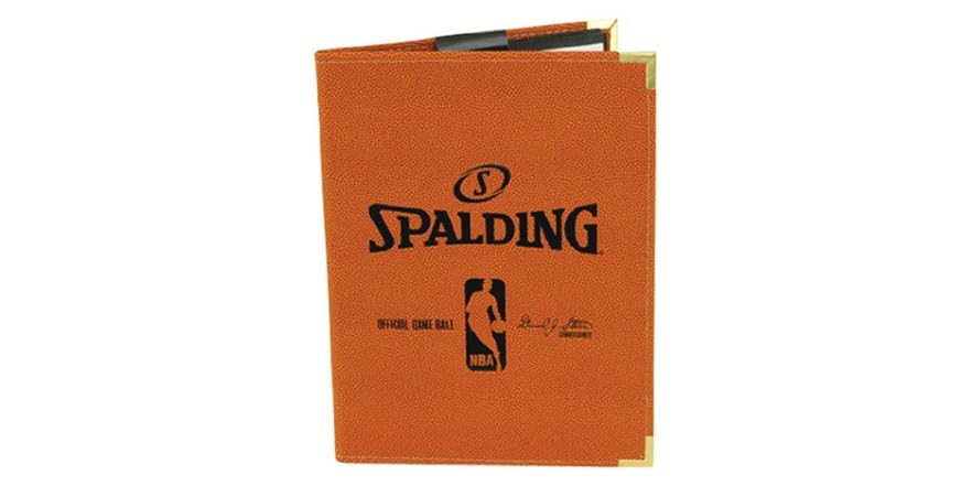 Spalding NBA 5"x 7" Padfolio - Orange