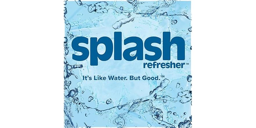 6PK Splash Refresher Flavored Water Bottles