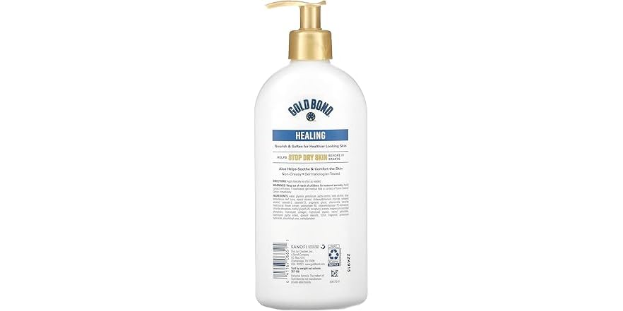 Gold Bond Ultimate Healing Lotion, Aloe, 14 Fl Oz