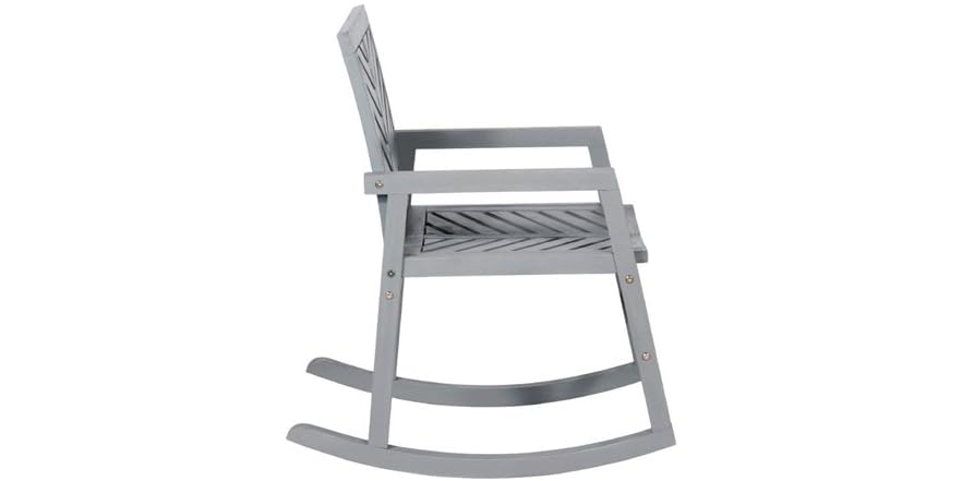 Walker Edison Outdoor Chevron Rocking Chair