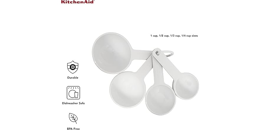 KitchenAid Measuring Cups, Set Of 4, White