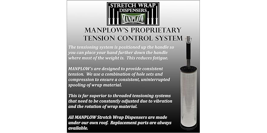 Long Handle Stretch Wrap Dispenser