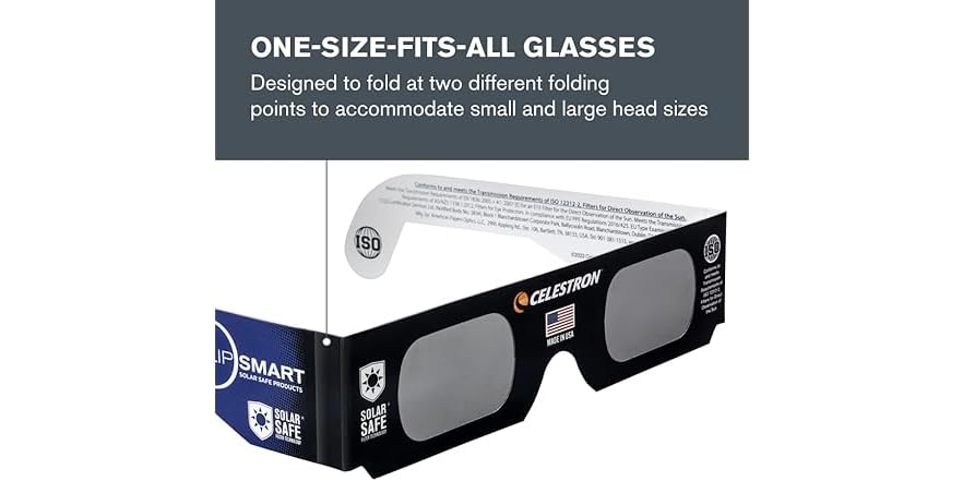Celestron – EclipSmart Solar Shades Observing Kit