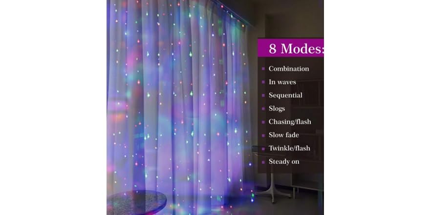 300 LED 8 Mode Indoor/Outdoor String Lights