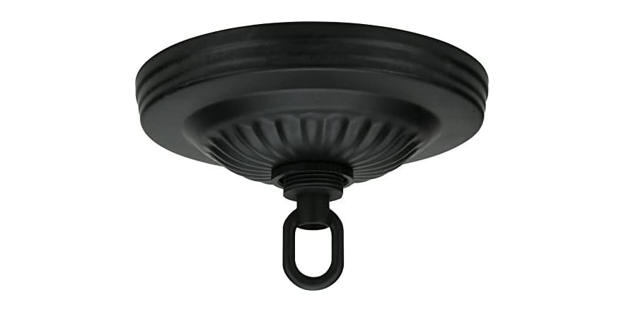 Satco Canopy Kit Black Fin 5" Dia.