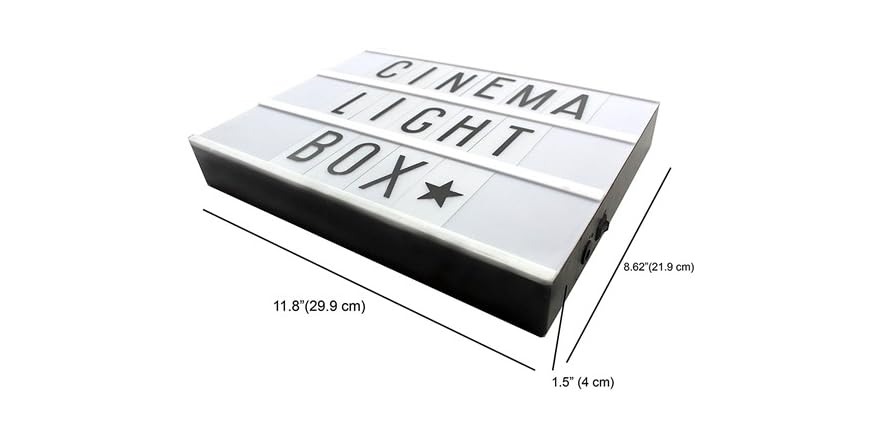 Excelife Cinema LED Light Box, White