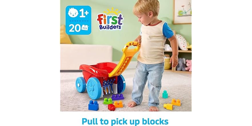 MEGA BLOKS First Builders Toddler Building Toy
