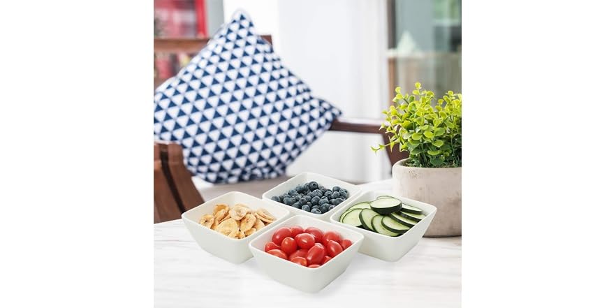 4 Piece Condiment Server Set