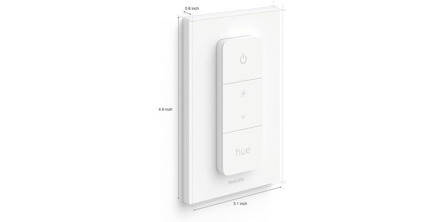 Philips Hue Smart Dimmer Switch with Remote, White