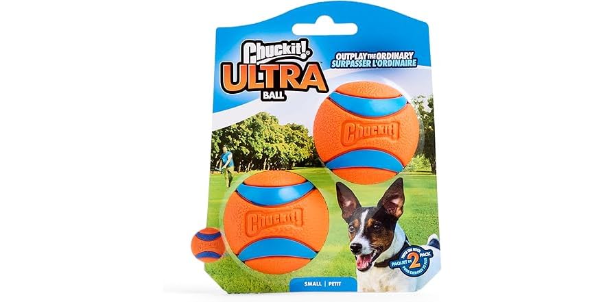 Chuckit! Ultra Ball, Small 2-inch, 2Pk