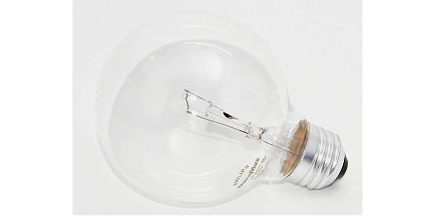 PHILIPS 40W 120V G25 Clear Long Life Globe Bulb