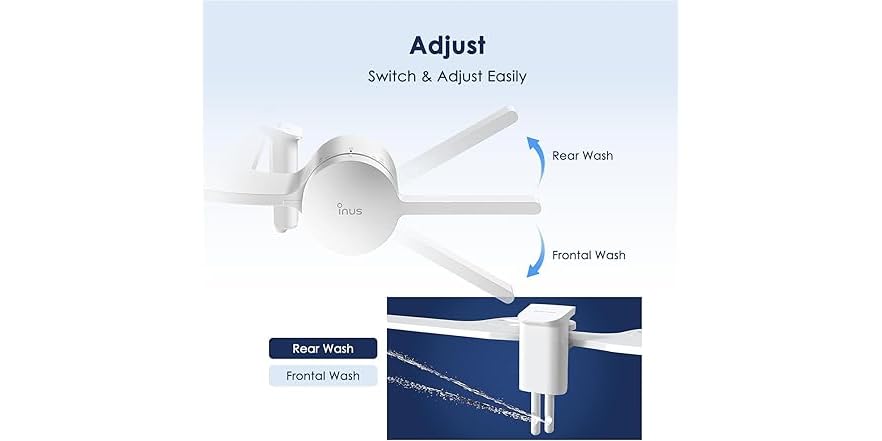 INUS Nozzle Bidet Attachment for Toilets Seat