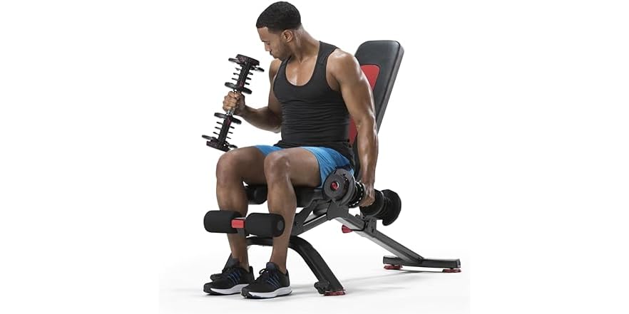 Bowflex 5.1 Stowable Bench Black/Red