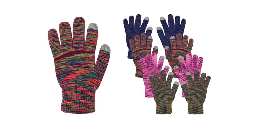 Multi-Pack ASST Winter Colored Gloves